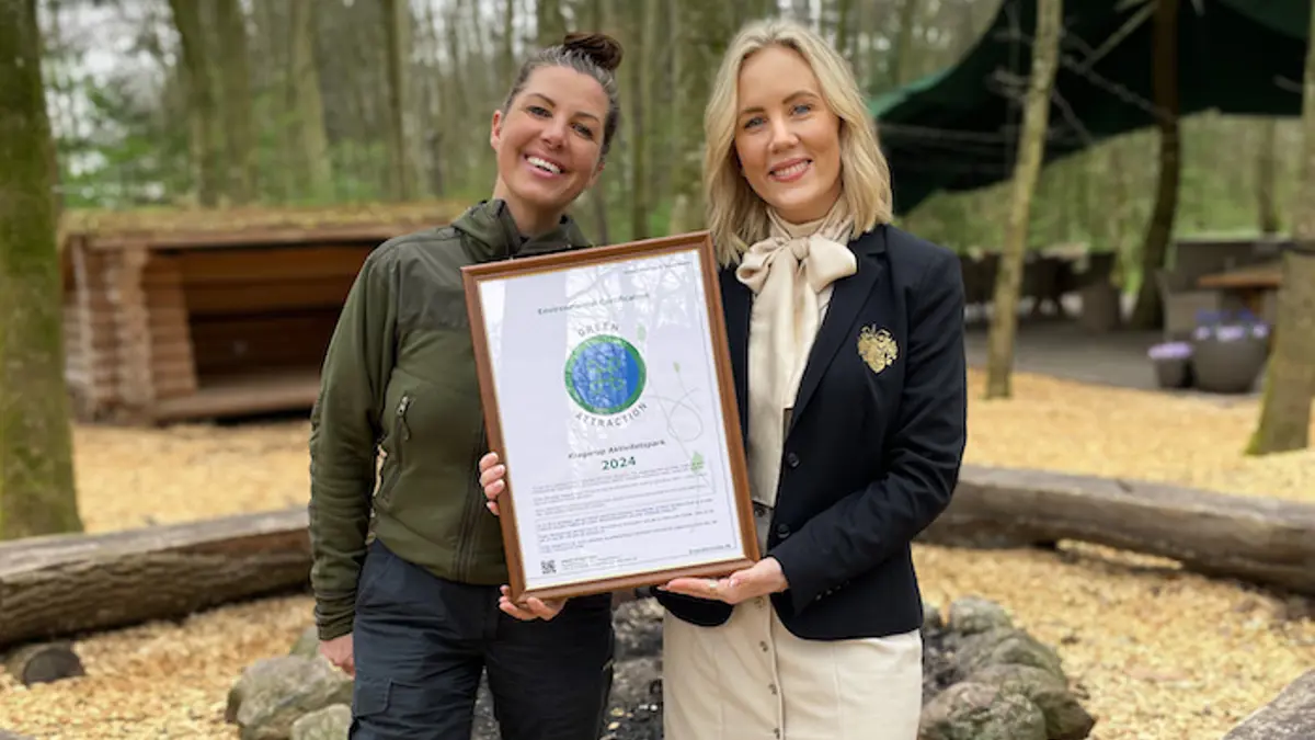Kragerup Aktivitetspark opnår grøn certificering